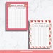 Valentine's Sign in Sheet | Daycare Sign in Sheet | Sign in and Out ...