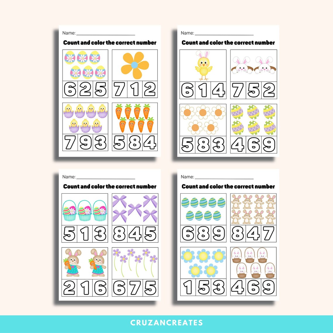 Easter Preschool Activity Sheets Easter Activity Sheets Activity Sheets ...