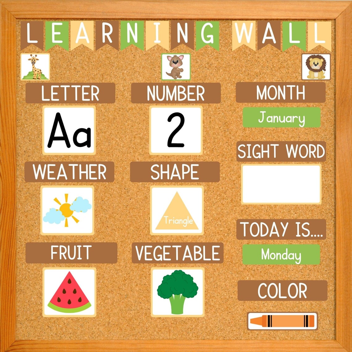Preschool Learning Wall Learning Wall Preschool Focus Wall Classroom ...