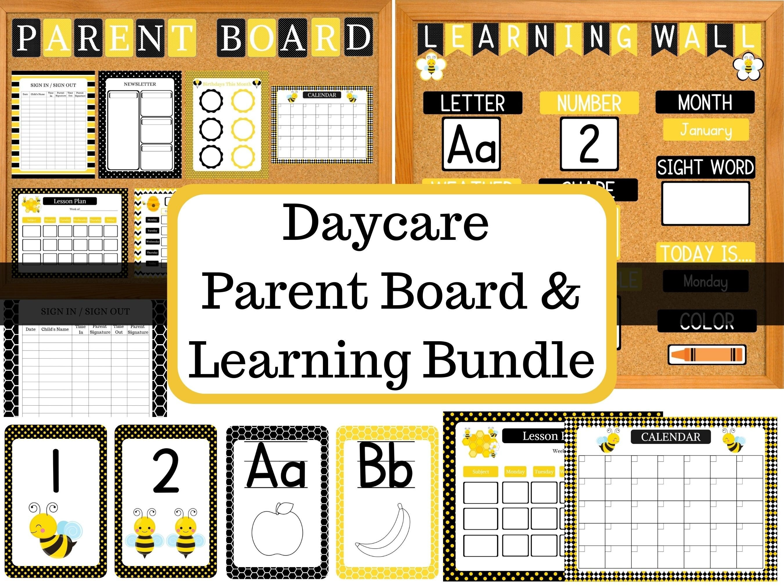 Daycare Parent Board | Learning Decor | Classroom Decorations ...