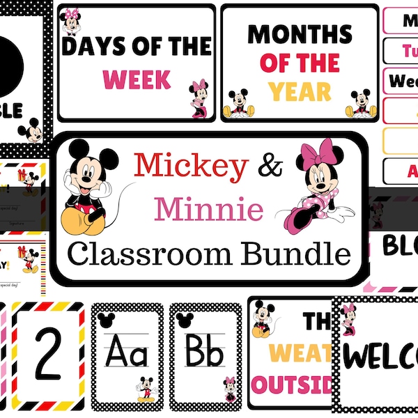 Disney classroom decor - Etsy