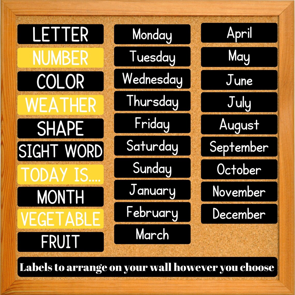 Preschool Learning Wall | Bumble Bee Learning Wall | Preschool Focus ...