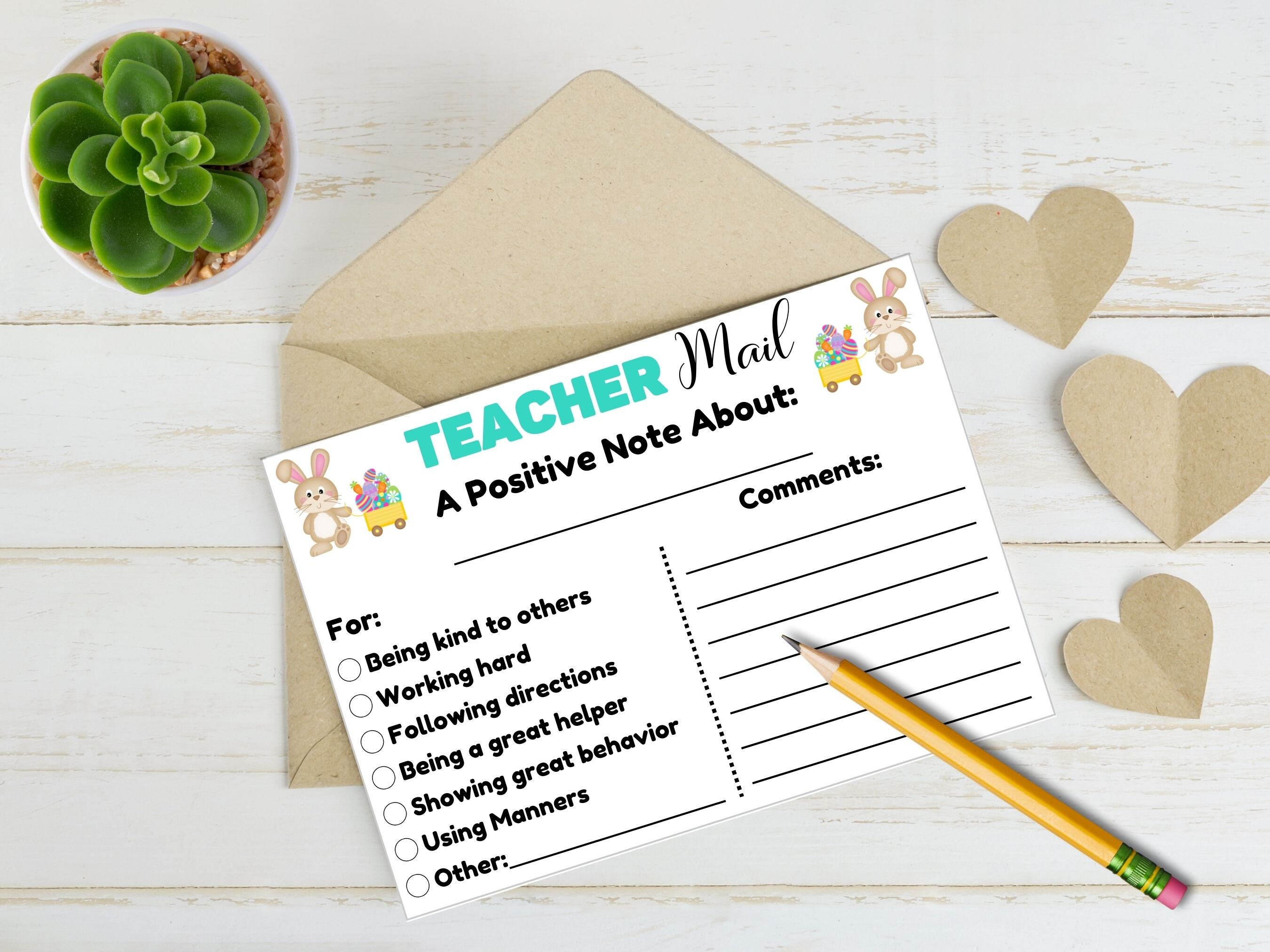 Teacher Mail | Easter Teacher Mail | Brag Mail for Teachers | Teacher ...