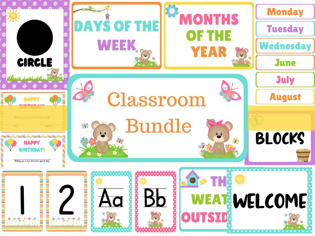 Class Decor | Wall Decor | Classroom Decorations | Classroom Bundle ...