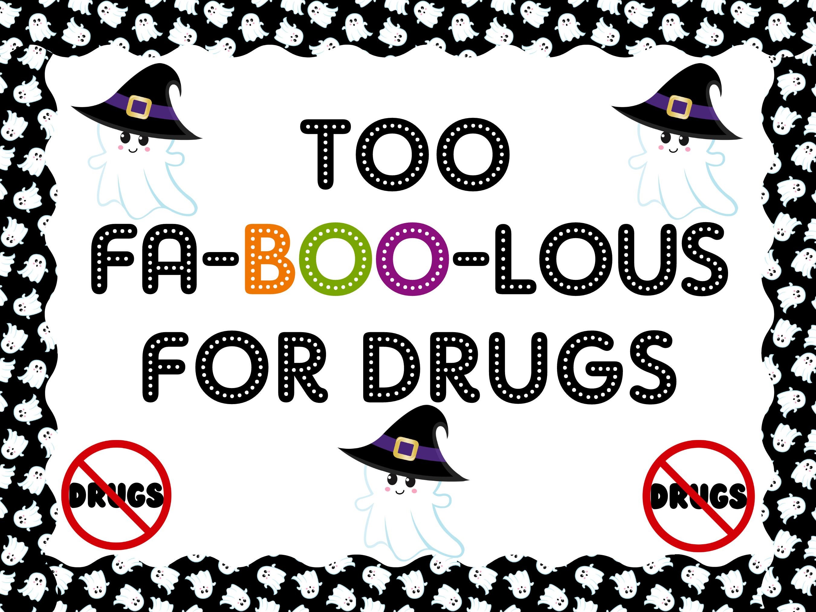 Halloween Bulletin Board | Red Ribbon Week Bulletin Board | Classroom ...