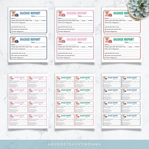 Ouch Report | Incident Report | Boo-boo Report | Accident Report ...