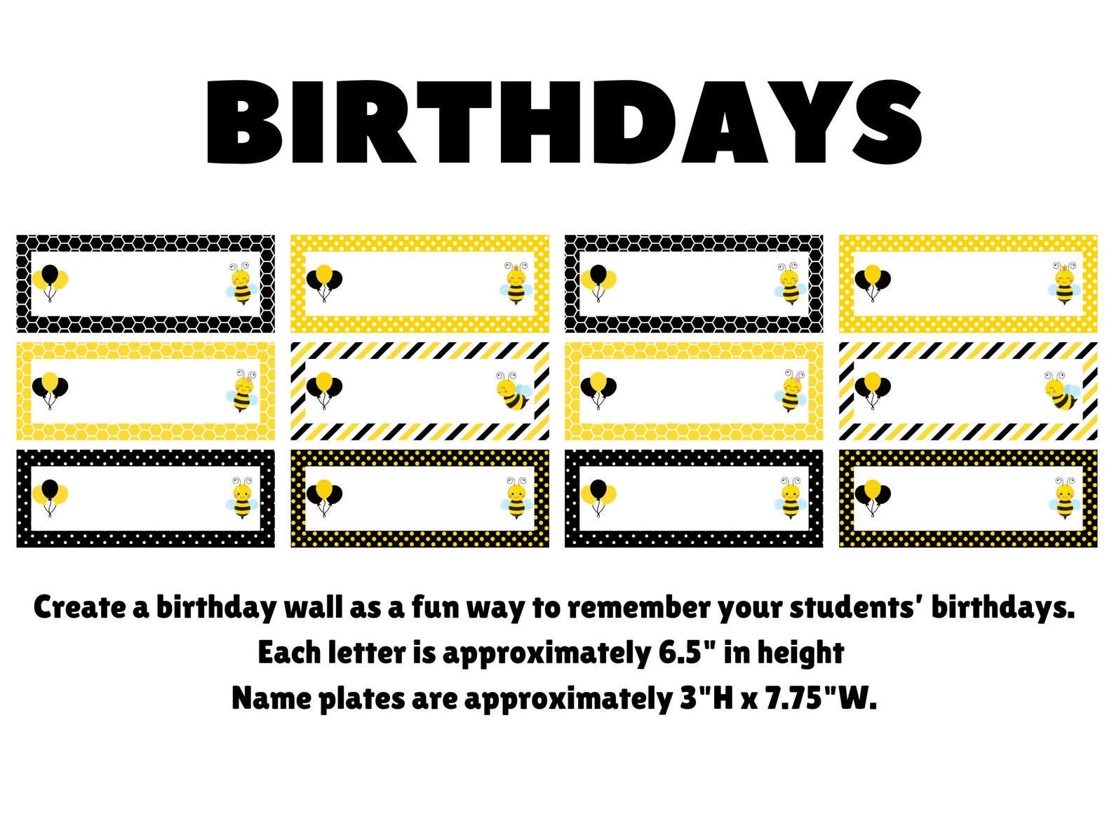 Bumble Bee Class Decor | Learning Decor | Classroom Decorations ...