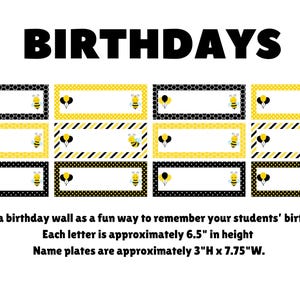 Bumble Bee Class Decor | Learning Decor | Classroom Decorations ...