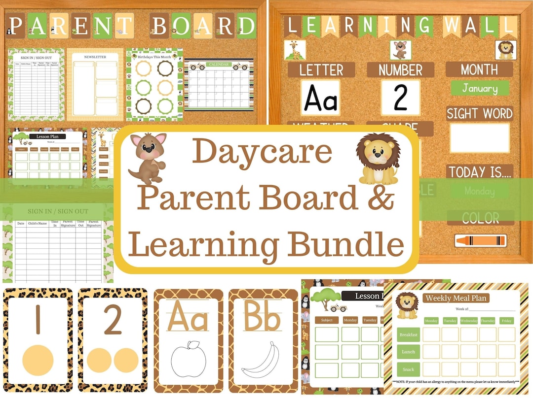 Daycare Parent Board | Learning Decor | Classroom Decorations ...