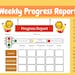 Progress Report | Preschool Progress Report | Daycare Behavior Chart ...