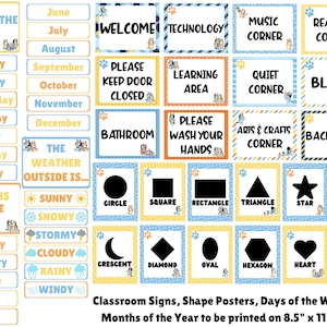 Bluey Class Decor | Wall Decor | Classroom Decorations | Classroom ...