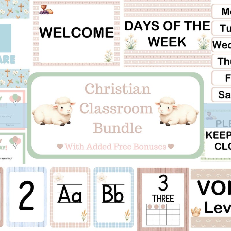 Faith Classroom Posters - Etsy