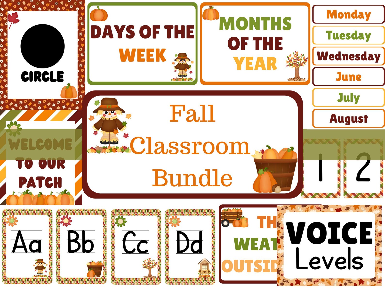 Fall Classroom | Classroom Decor | Fall Class Decor | Wall Decor | Fall ...