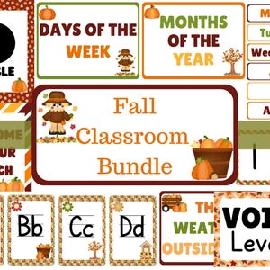 Fall Classroom | Classroom Decor | Fall Class Decor | Wall Decor | Fall ...