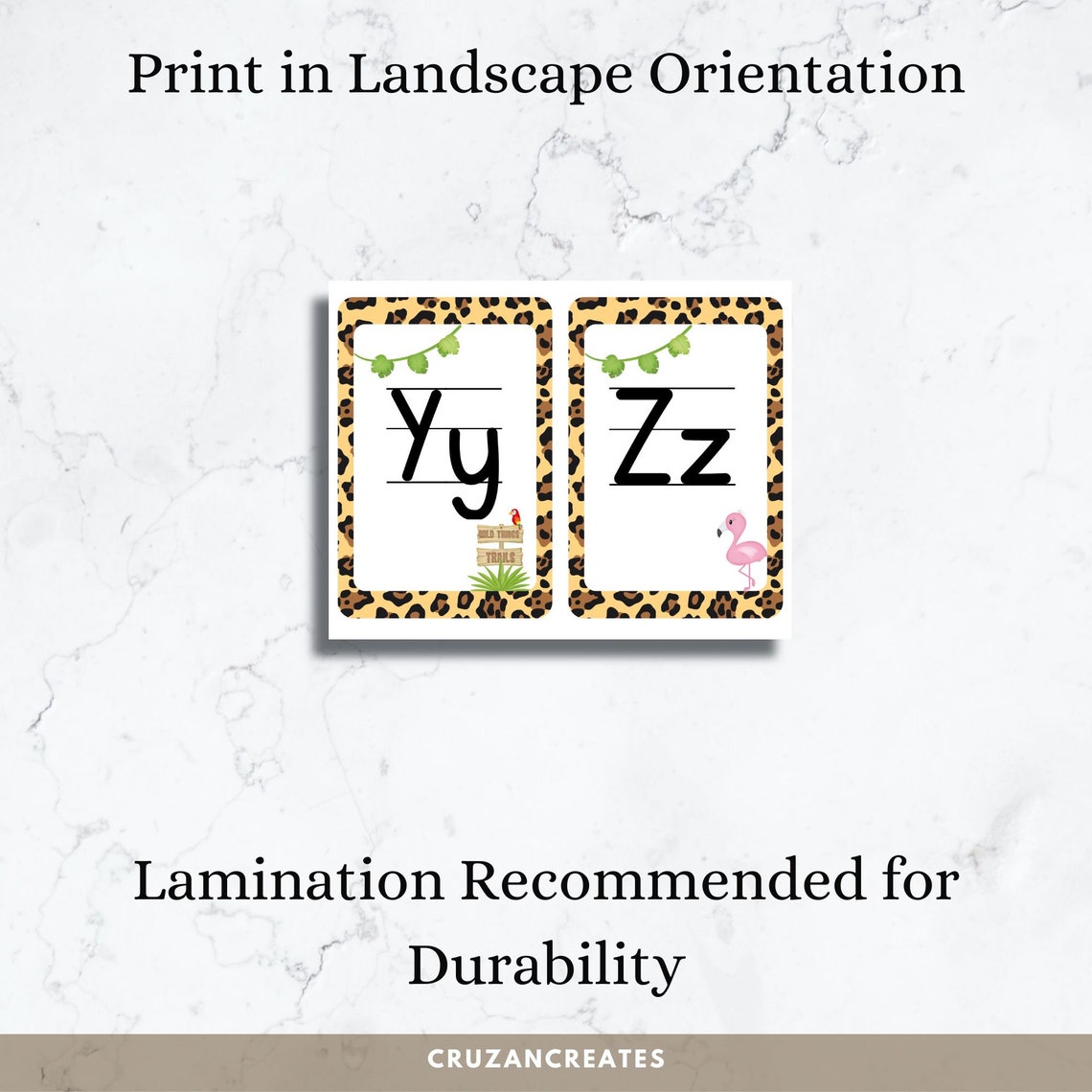 Jungle Theme Alphabet | Classroom Decor | Class Decor Set | Classroom ...