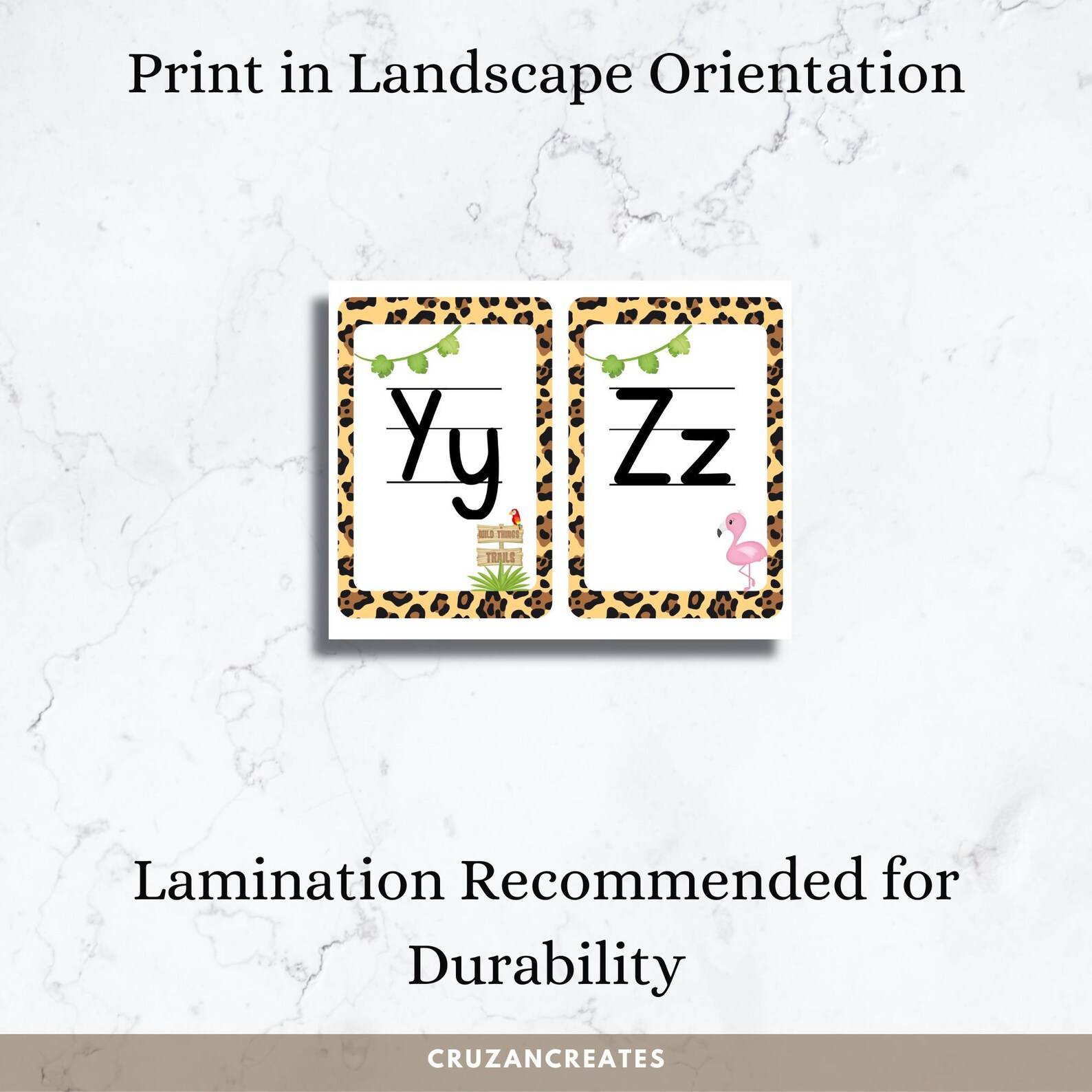 Jungle Theme Alphabet | Classroom Decor | Class Decor Set | Classroom ...