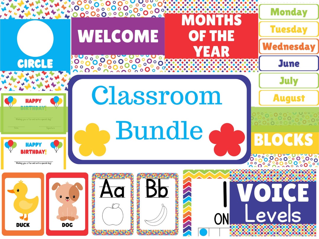 Class Decor | Wall Decor | Classroom Decorations | Classroom Bundle ...