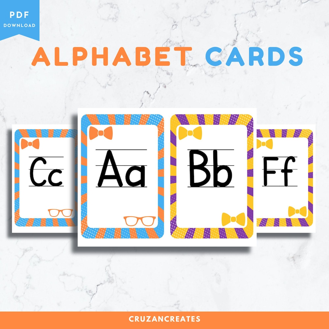 Alphabet Classroom Decor Class Decor Set Classroom Wall Decor Alphabet ...