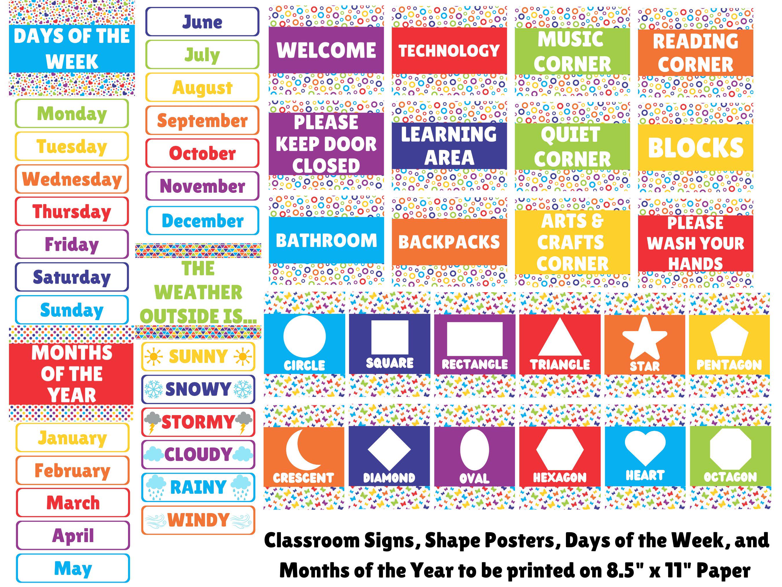 Class Decor | Wall Decor | Classroom Decorations | Classroom Bundle ...