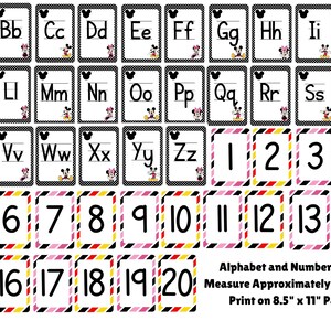 Mickey and Minnie Class Decor | Wall Decor | Classroom Decorations ...