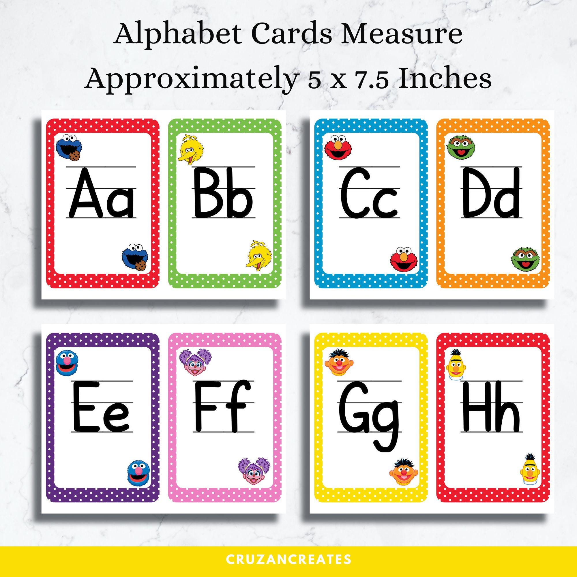 Alphabet Classroom Decor Class Decor Set Classroom Wall Decor Alphabet ...