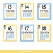 Number Posters | Blue Dog Numbers Posters | Blue Dog Posters | Numbers ...