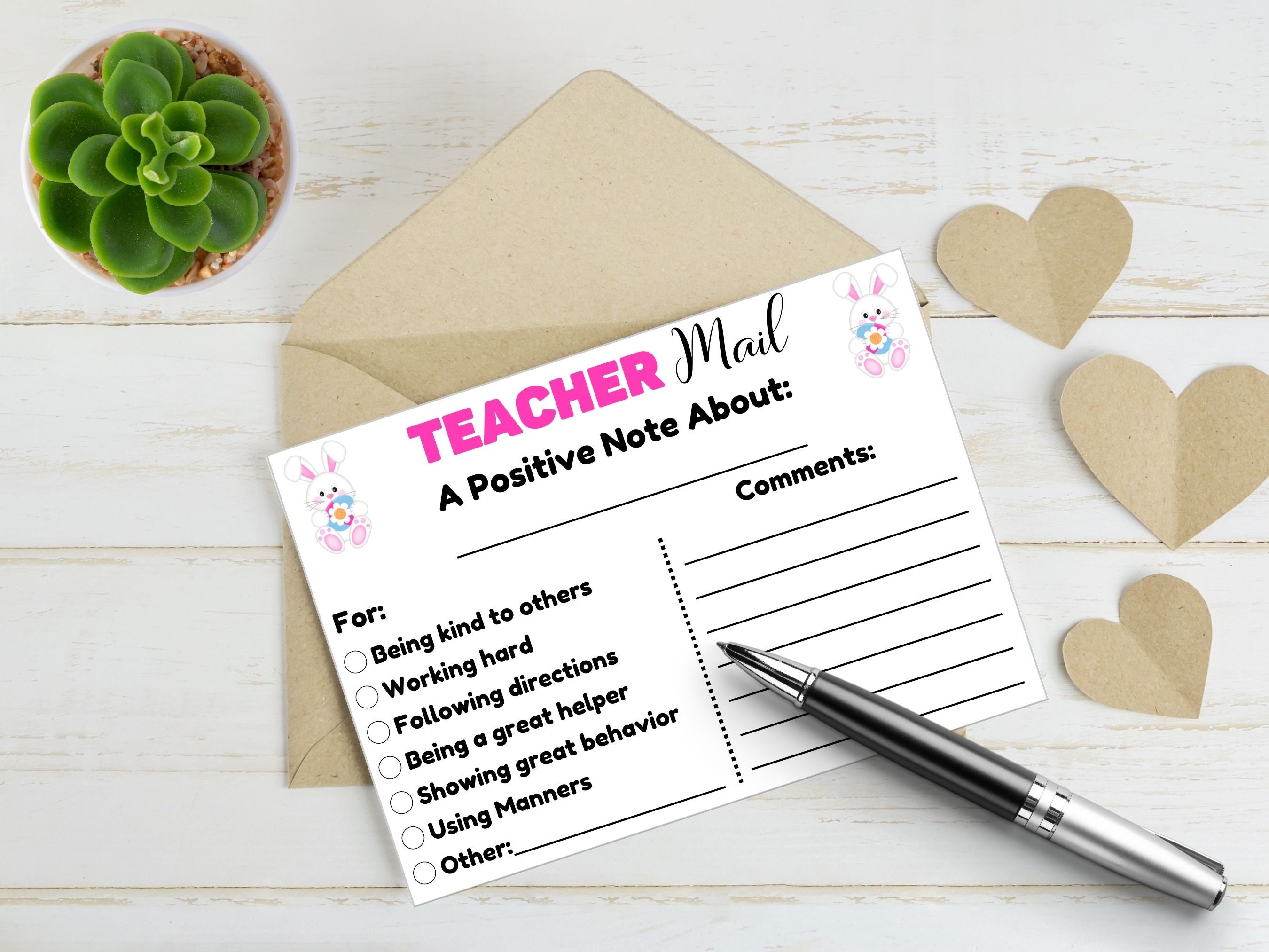 Teacher Mail | Easter Teacher Mail | Brag Mail for Teachers | Teacher ...