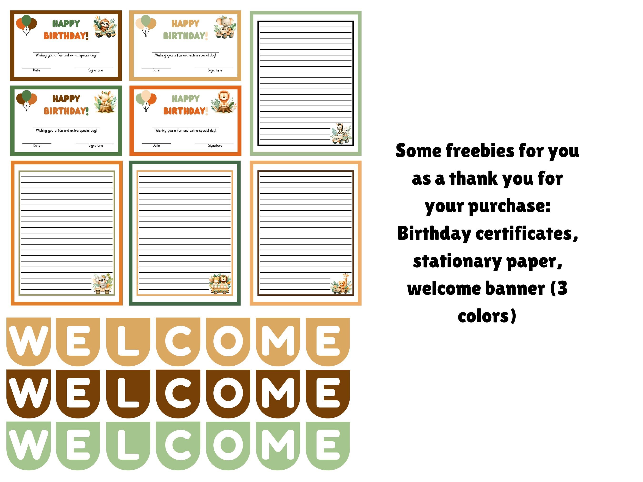 Safari Theme Class Decor | Learning Decor | Classroom Decorations ...