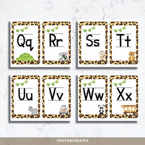 Jungle Theme Alphabet | Classroom Decor | Class Decor Set | Classroom ...