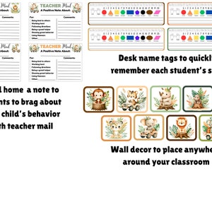 Safari Theme Class Decor | Learning Decor | Classroom Decorations ...