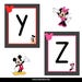 Alphabet Posters | Mickey Alphabet Posters | Minnie Alphabet Posters ...