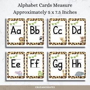 Jungle Theme Alphabet | Classroom Decor | Class Decor Set | Classroom ...