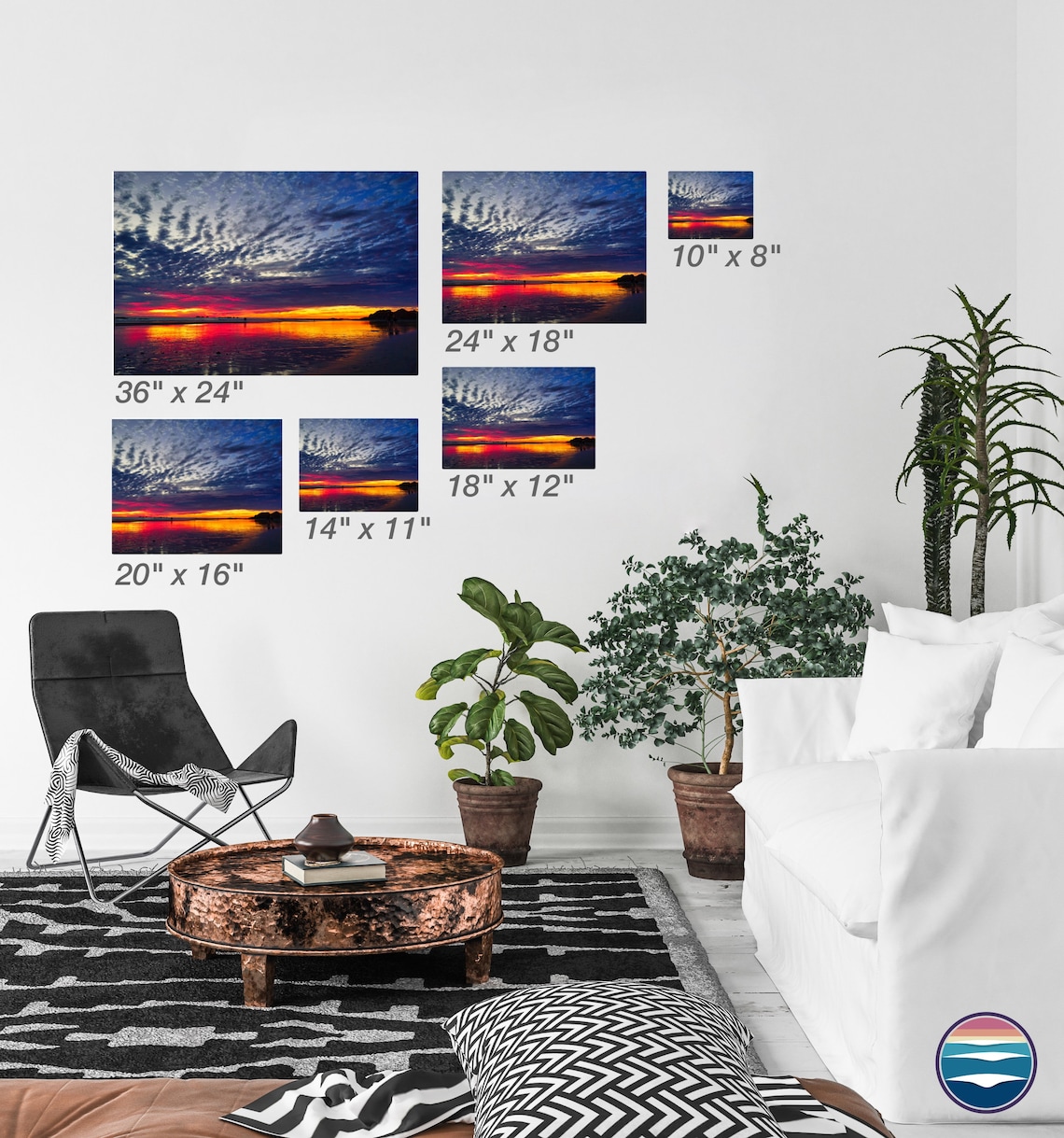 Costa Rica Coastal Wall Art, Photographic Ocean Print on Archival Paper ...