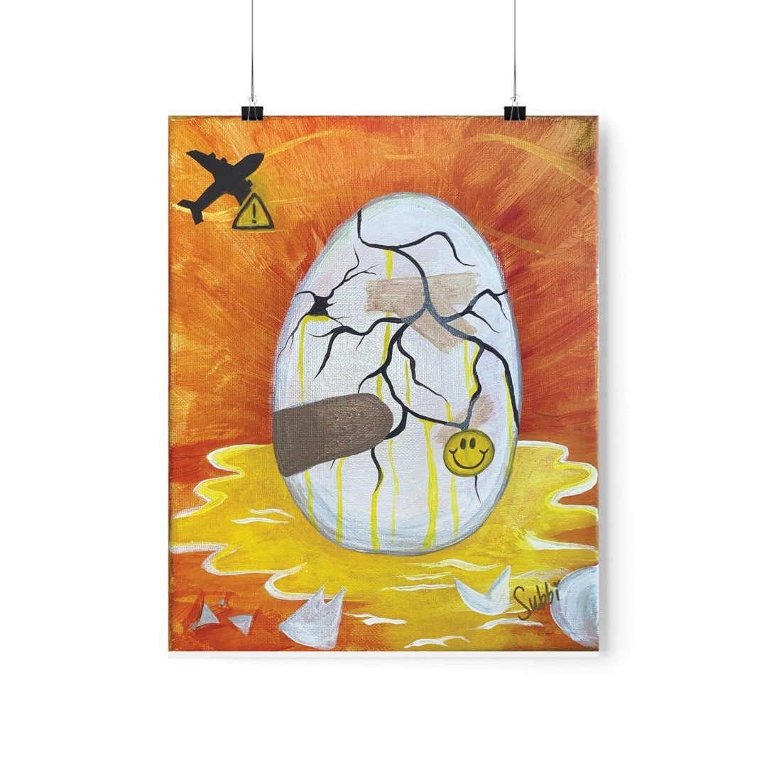Flight Risk Egg Poster (photo Copy) - Etsy