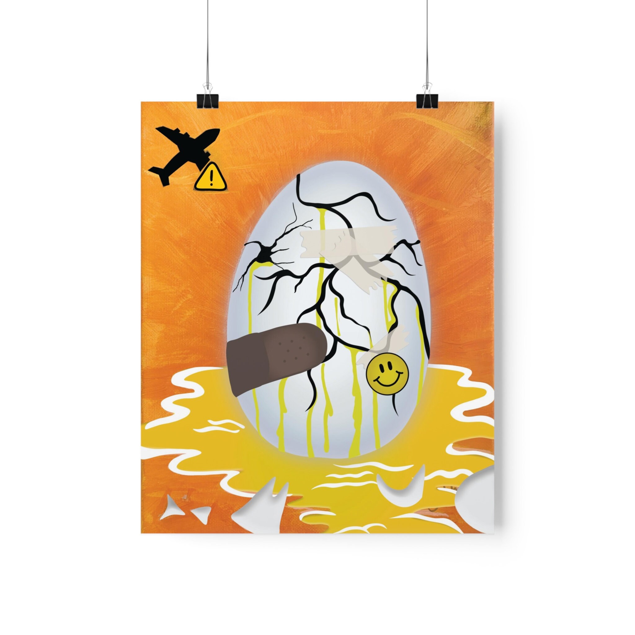 Flight Risk Egg Poster (digital) - Etsy