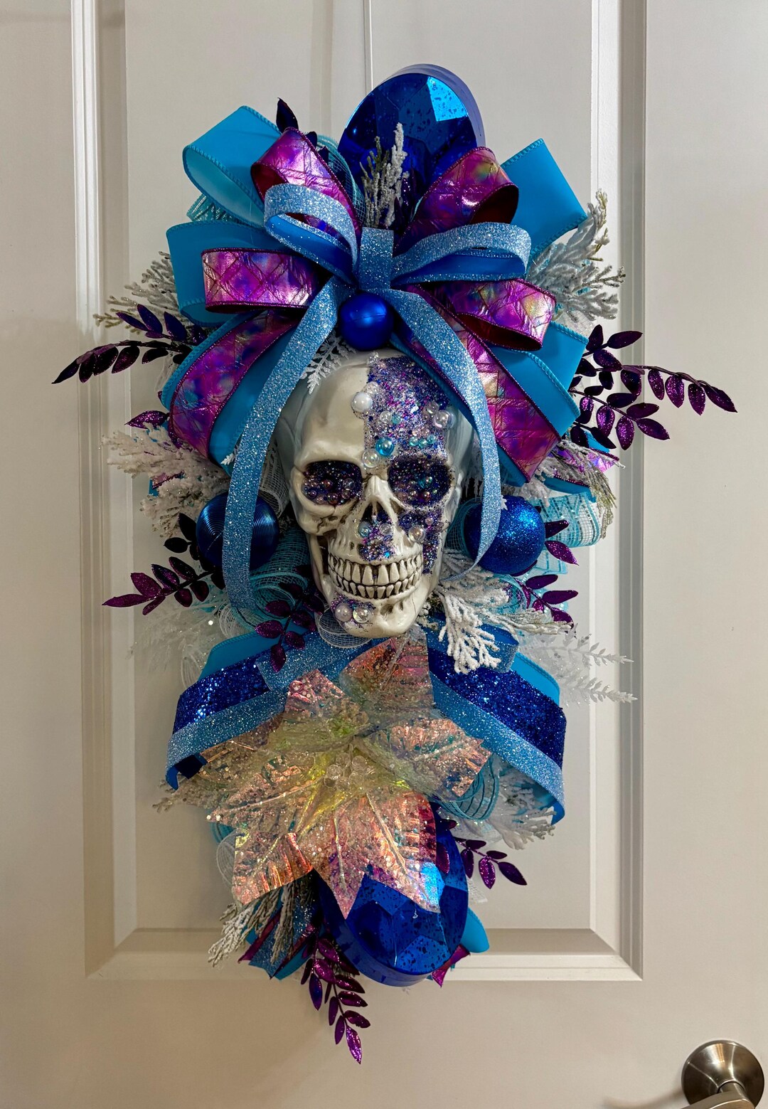 Frozen to the Bone Swag, Winter Skull Wreath - Etsy
