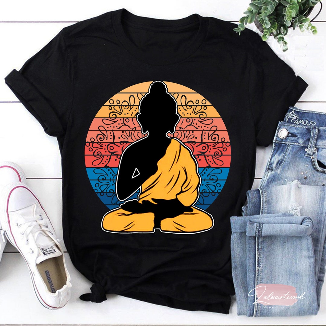 Buddha Meditation Mind Manifestation T-shirt, Meditation Buddha Gift ...