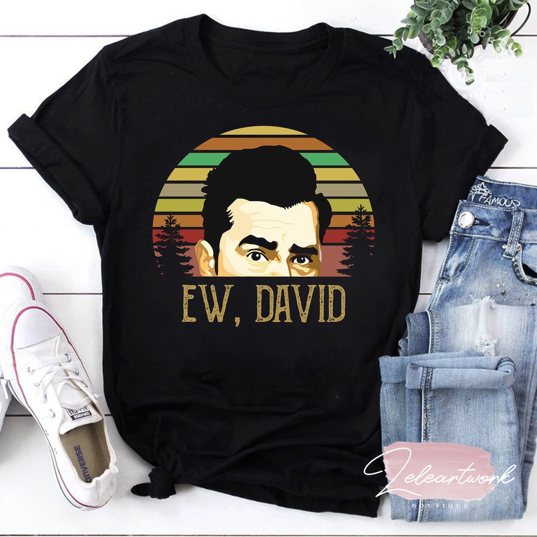 Vintage EW David Schitt's Creek Sunset T-shirt, David Rose Shirt, EW ...