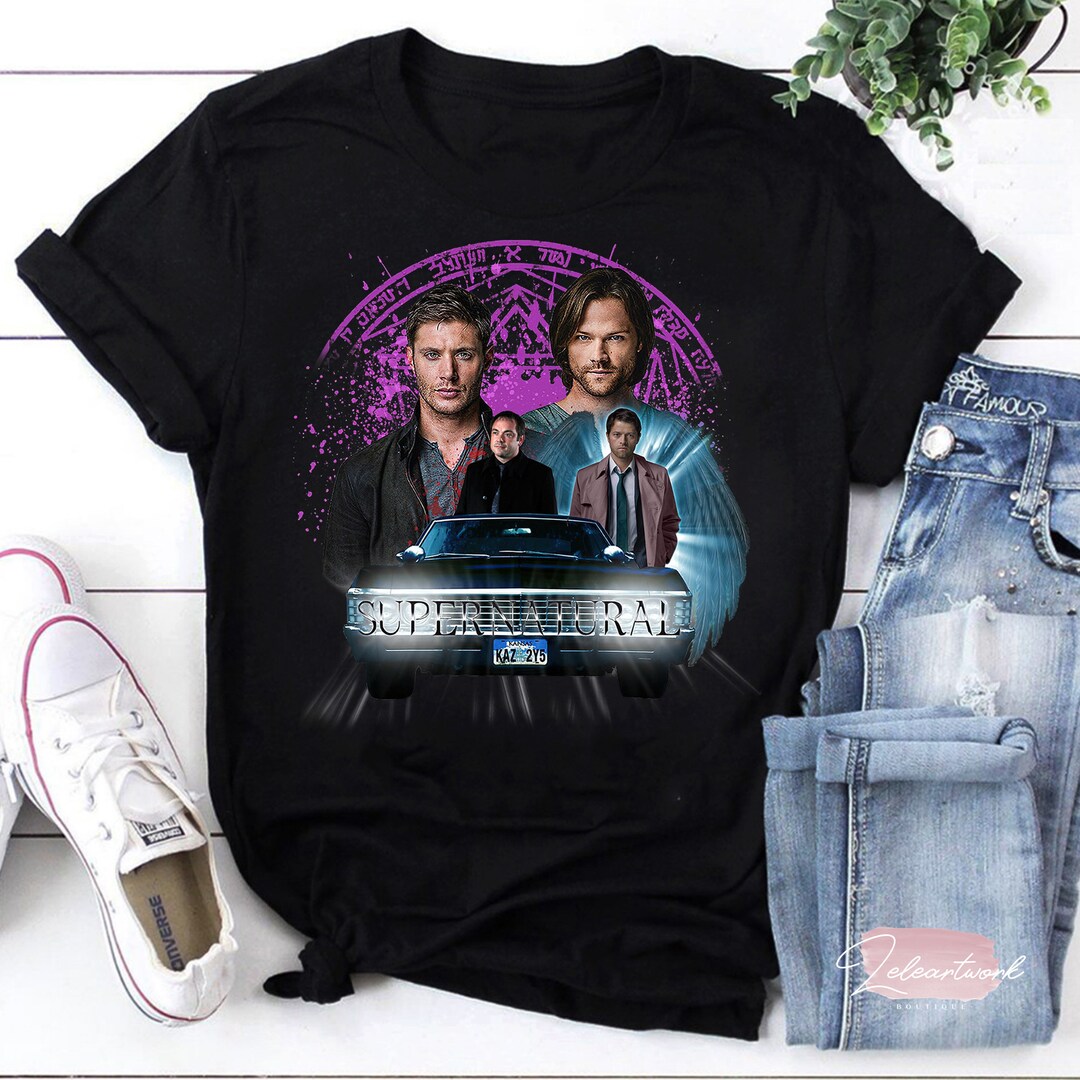 Supernatural the Roads Journey T-shirt, Supernatural Winchesters Shirt ...