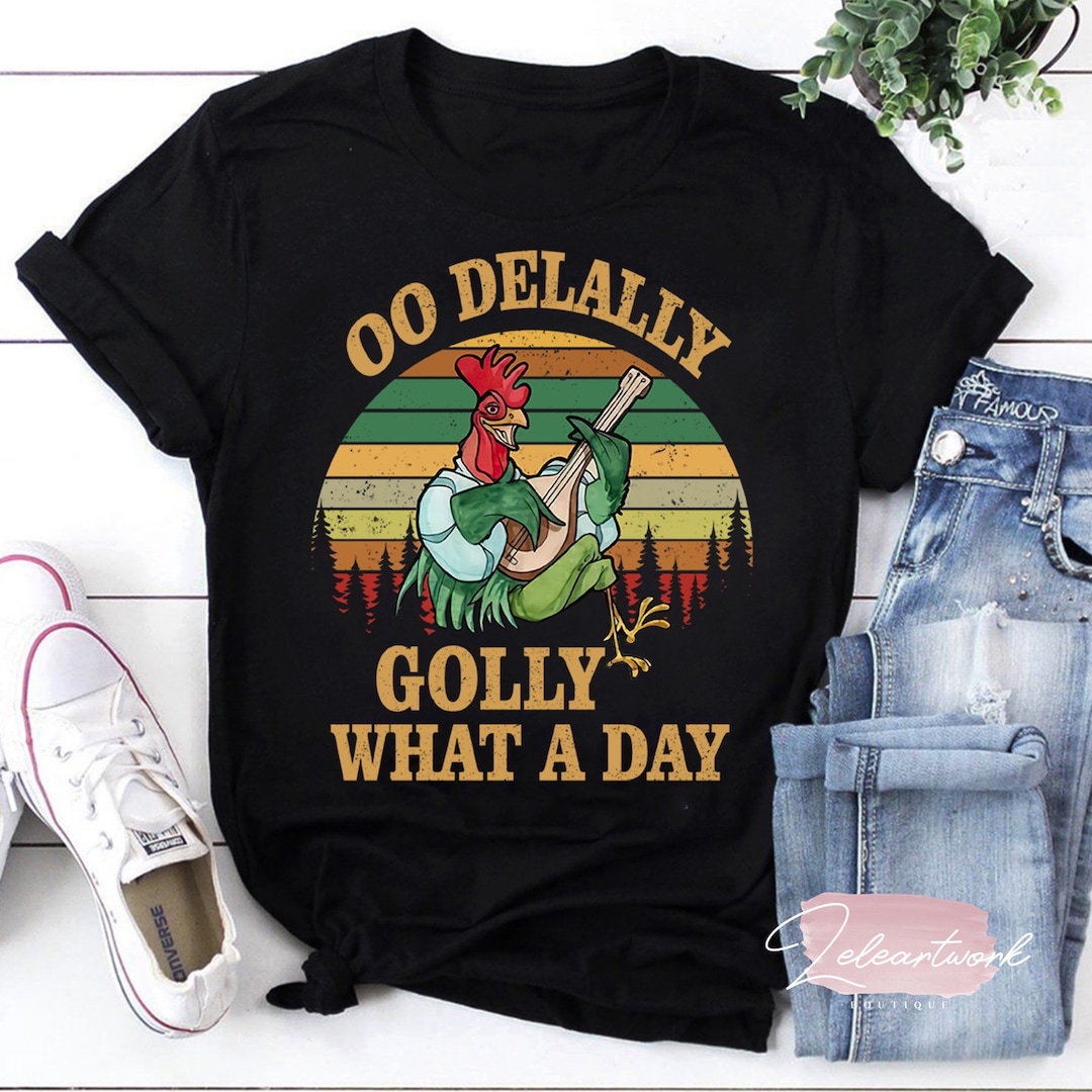 OO De Lally What A Day Rooster Bard Vintage T-shirt, Robin Hood Shirt ...