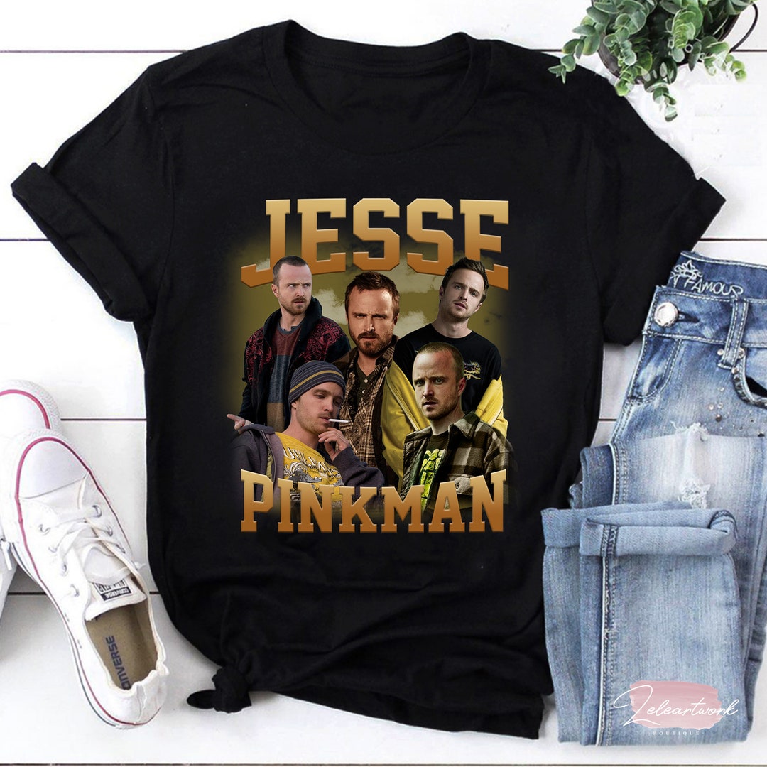 Jesse Pinkman Camiseta Vintage Breaking Bad Movie Shirt, Horror Movie ...