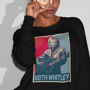 Vintage Retro Keith Whitley T-shirt, Keith Whitley Shirt, Singer Shirt ...