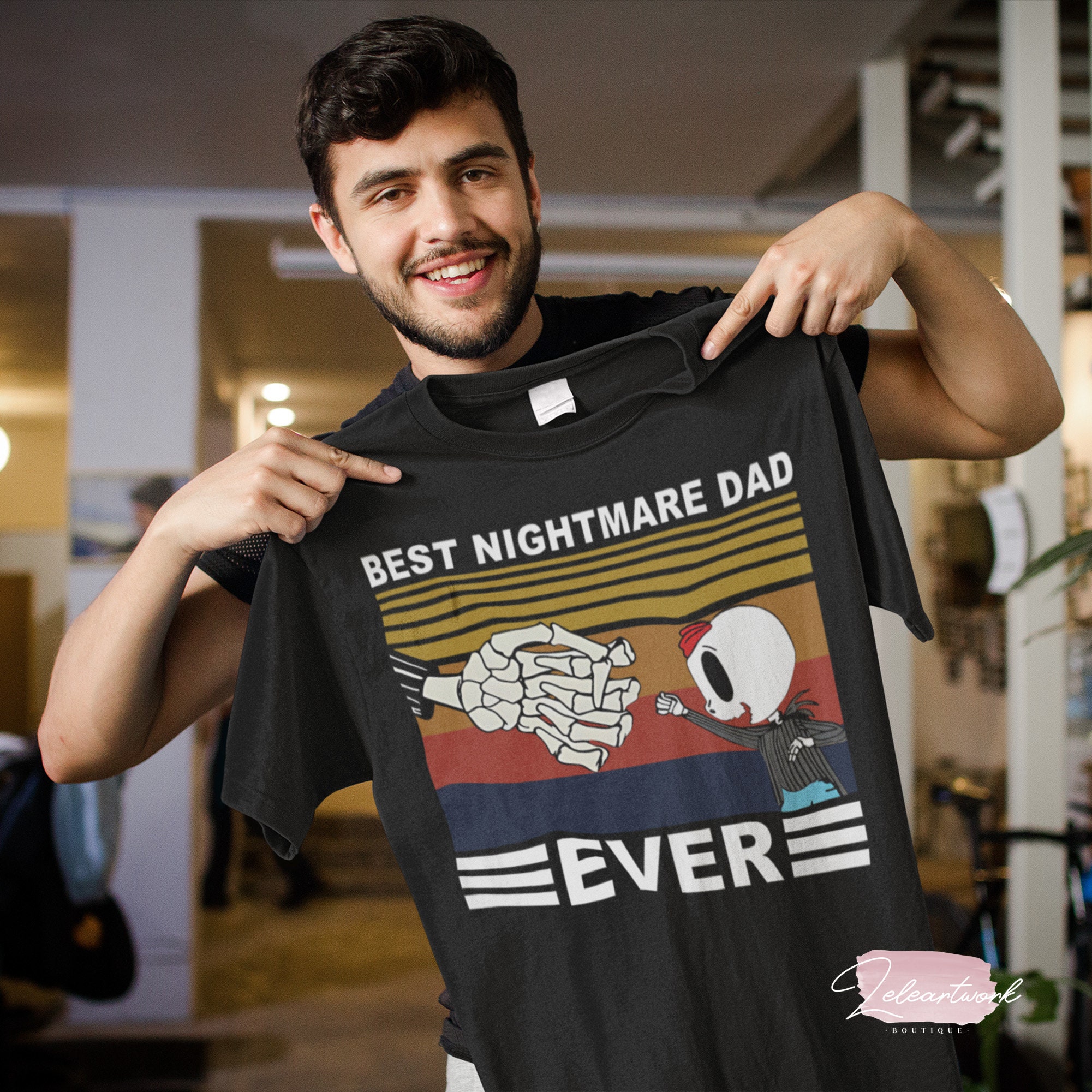 Jack Skellington and Son Best Nightmare Dad Ever Fathers Day - Etsy UK