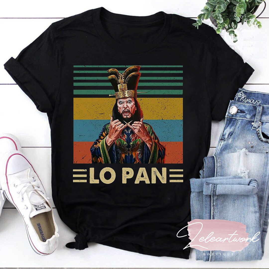 David Lo Pan Big Trouble in Little China Movie Funny Vintage T-shirt ...
