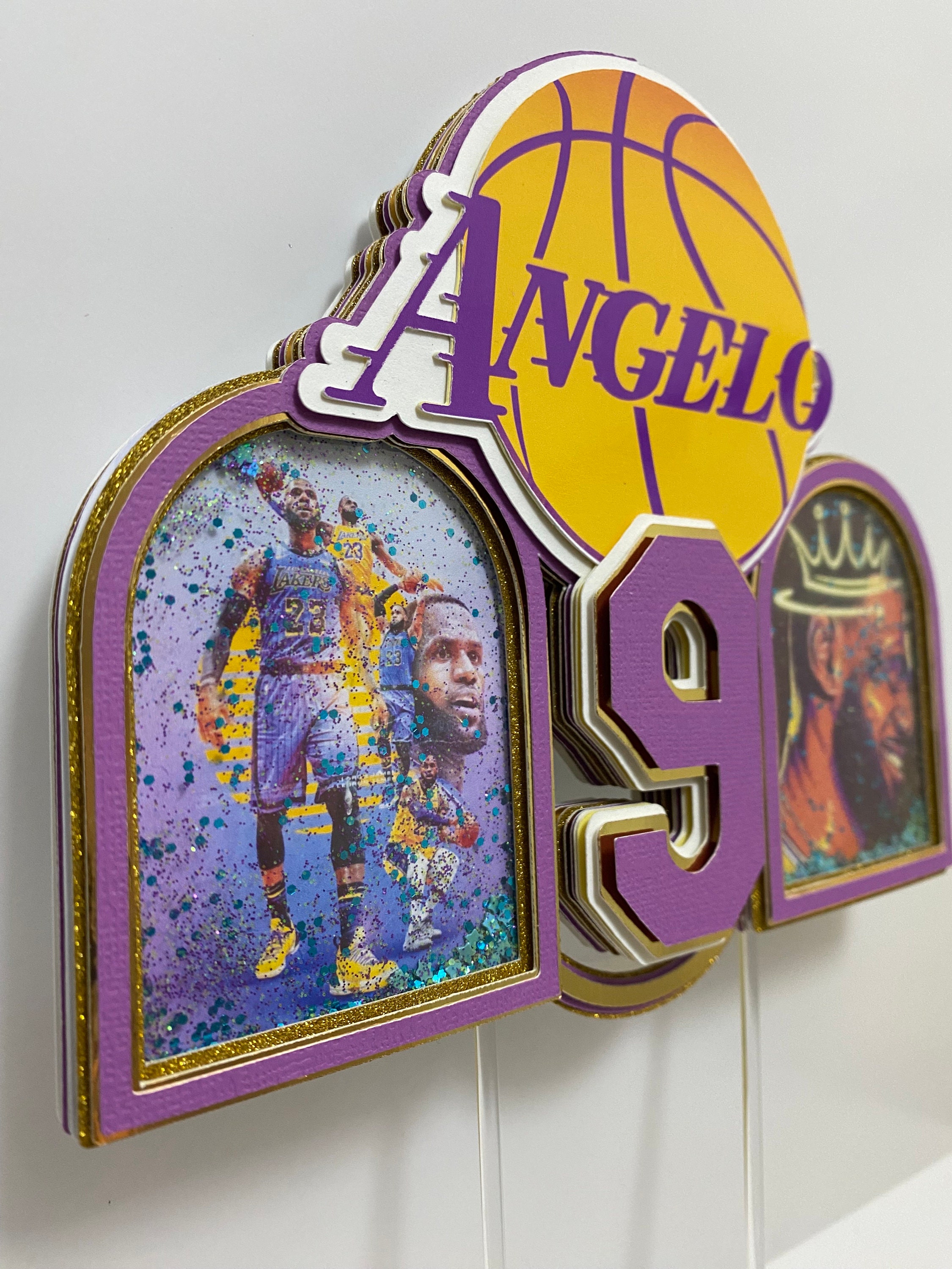 3D Cake Topper | Birthday Gift Idea | Kobe Bryant Lebron James Inspired ...