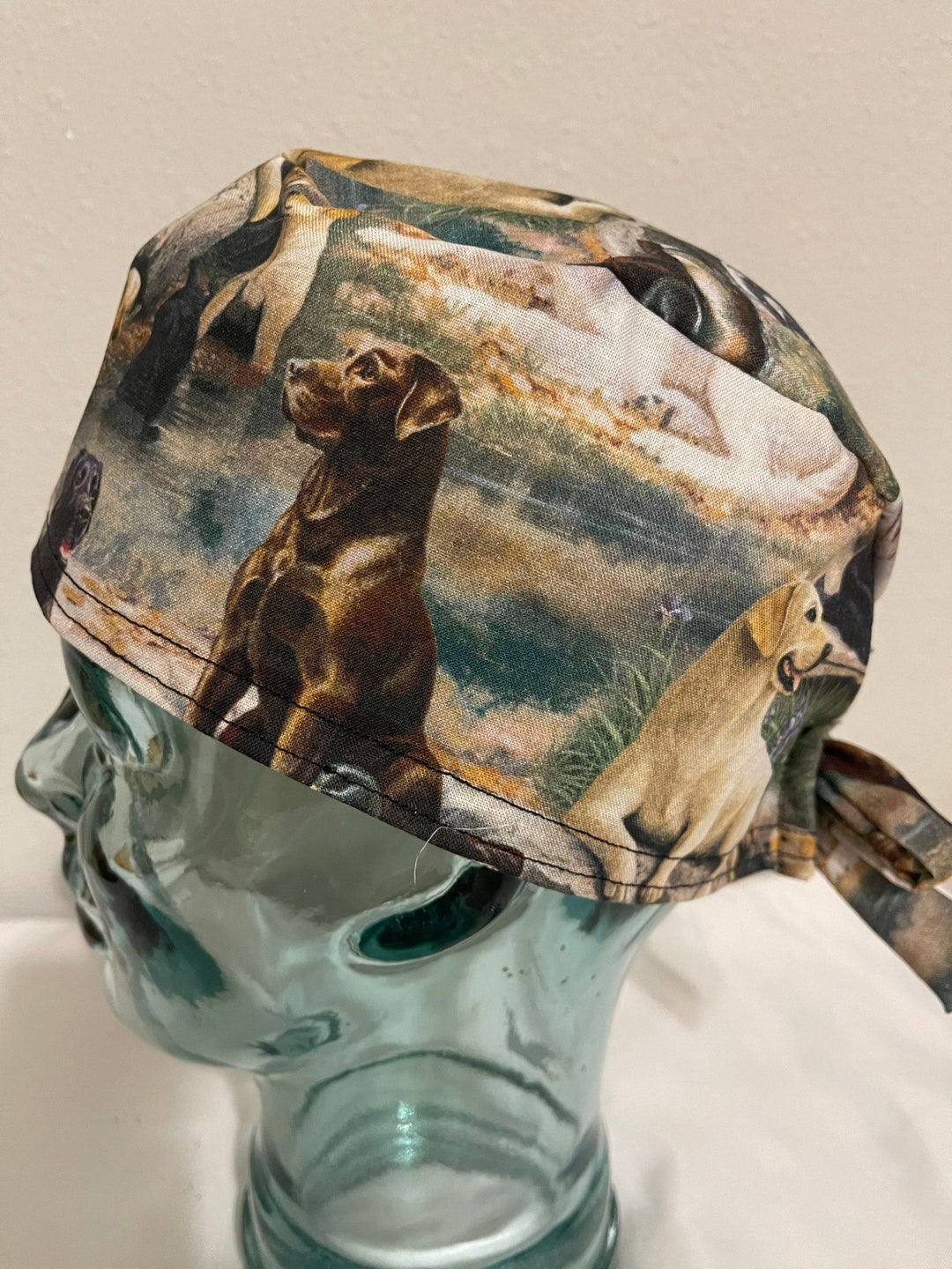 Mens Medical/surgical Scrub Hat. Labrador Retriever/ Labs/ Dogs. - Etsy