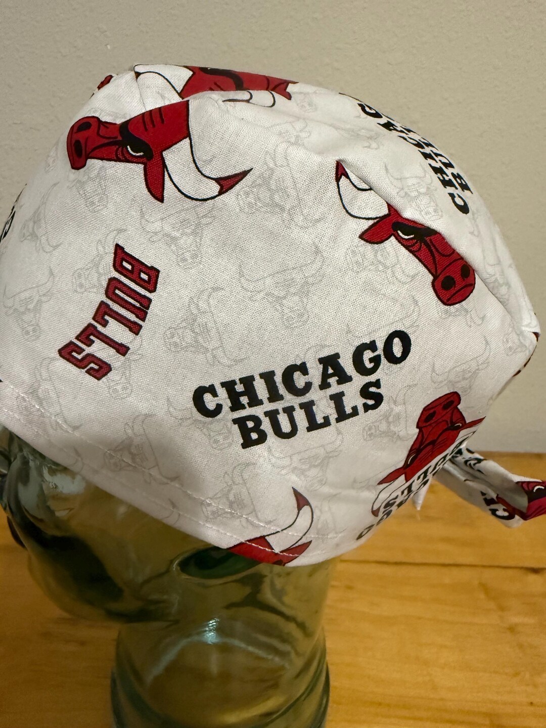 Mens Bulls Football Surgical Scrub Hat - Etsy