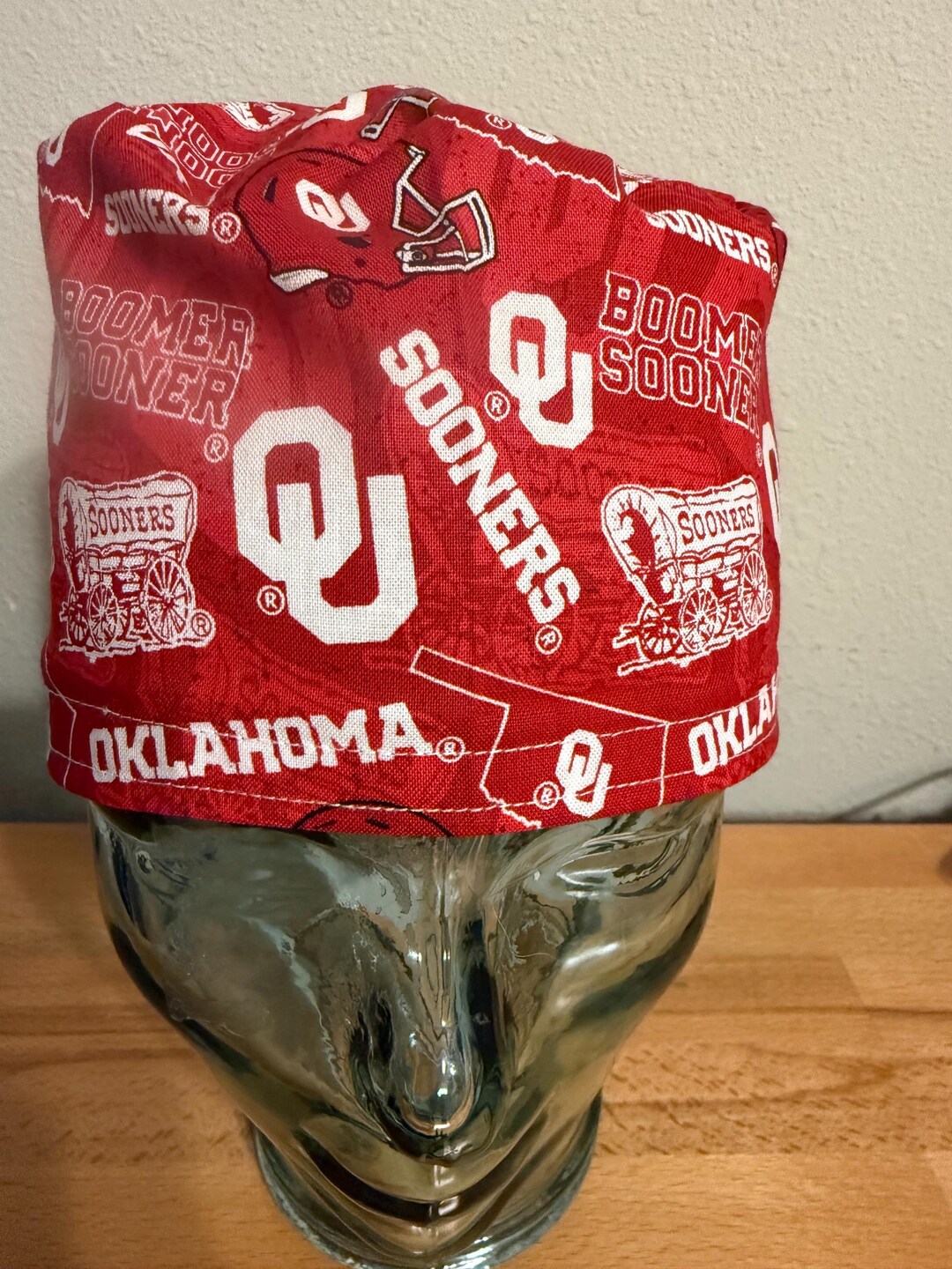 Men’s Oklahoma Football Surgical Scrub Hat - Etsy