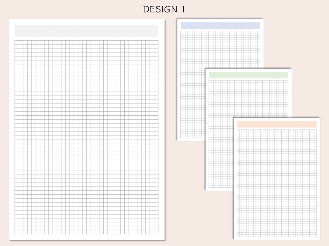 Printable Squared Paper, Grid Paper, Graph Paper, Math Paper, Printable ...