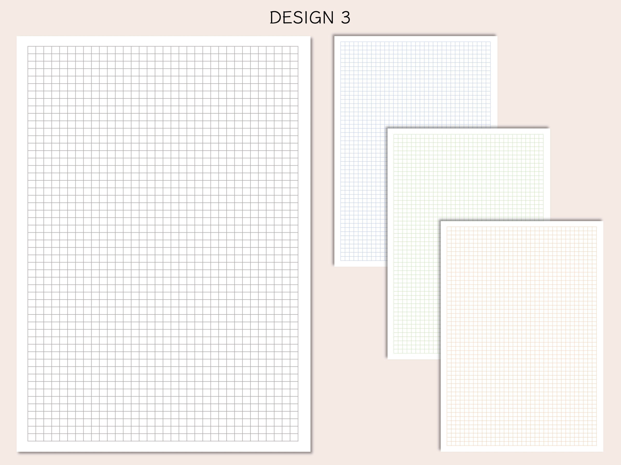 Printable Squared Paper, Grid Paper, Graph Paper, Math Paper, Printable ...